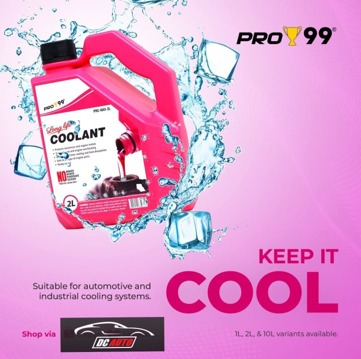 Long Life Coolant Pink 2 Liters | Lazada PH