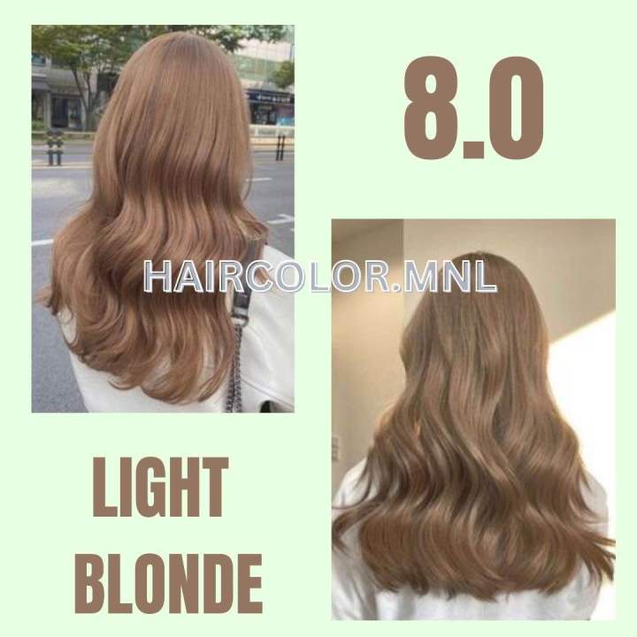 BREMOD 8.0 LIGHT BLONDE Hair color with Oxidizer Cream (100ml) | Lazada PH