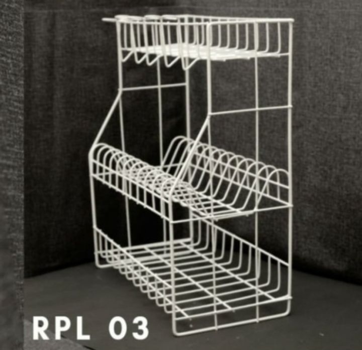 Rak Piring Susun 3 , rak gelas, RPL03/ RPL 02 Rak Piring Rak Piring ...