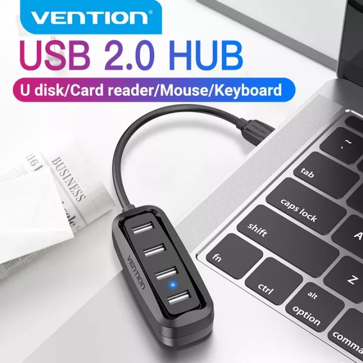 Vention USB Port HUB หลาย USB 2.0 Hub 4พอร์ต PC USB Switch Splitter ...