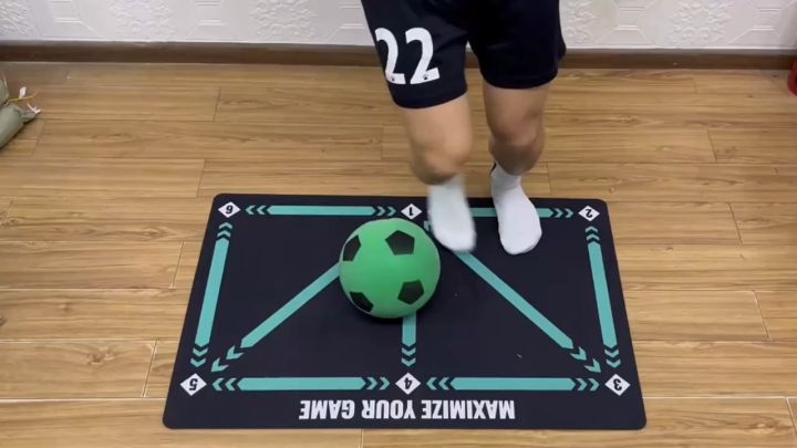 Football Training Mat Football Ball Control Footstep Training Mat ...