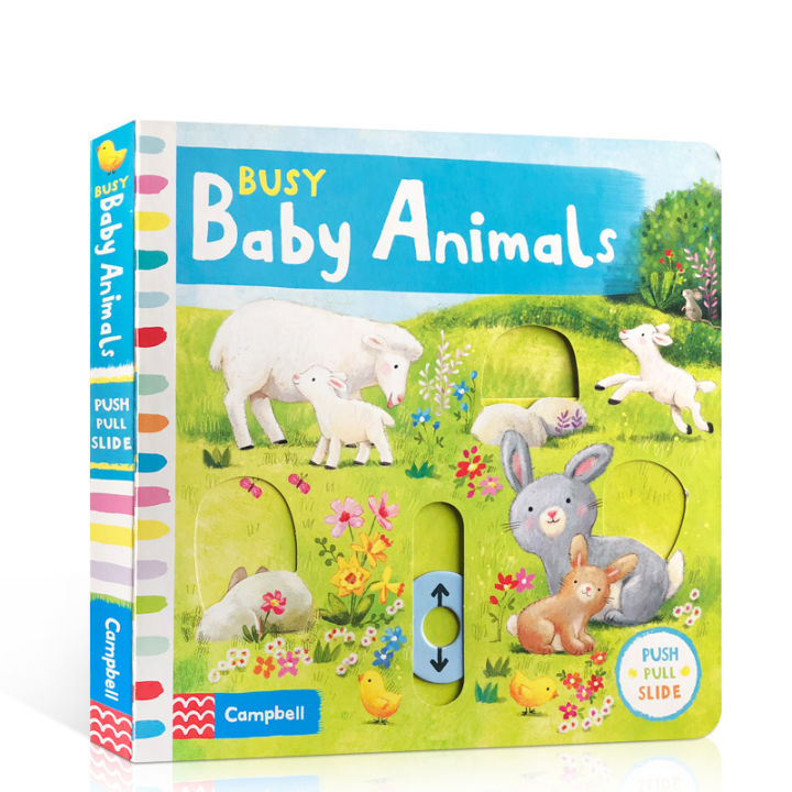 Busy Baby Animals Board Book 3-6 Years Old Children Educational Toy ...