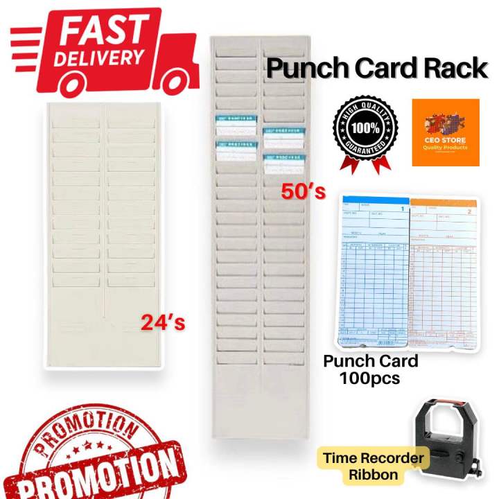 Punch Card Holder Punch Card Rack Time Card Rack Time Card Punch Card ...