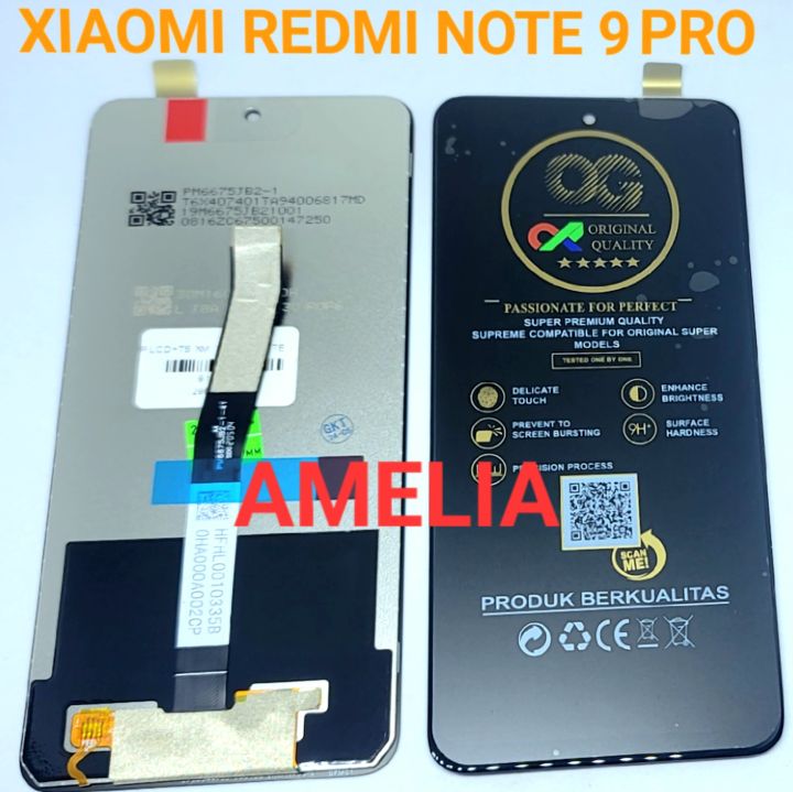 LCD XIAOMI REDMI NOTE 9 PRO / REDMI NOTE 9S FULLSET TOUCHSCREEN ORI ...