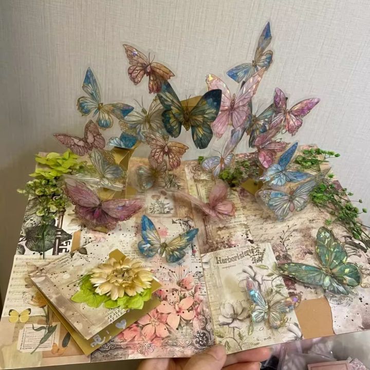 Butterfly 3D Pop up Book DIY Handmade Material Kit Gift Creative ...