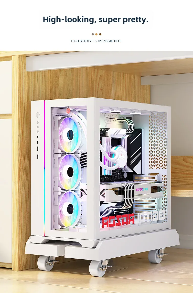 Mobile Computer Laptop Stand Desktop Computer Adjustable Bracket Heat ...