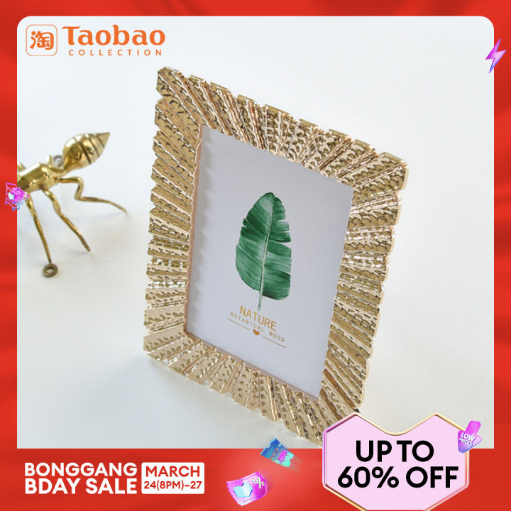 Creative and Slightly Luxury Nordic Photo Frame Decoration Metal High ...