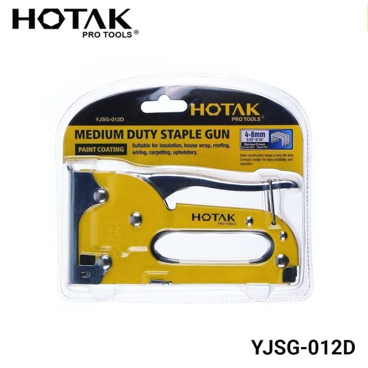 ลูกแม๊ก แม๊ก แม็ก แม็ค HOTAK Medium Duty Staple Gun 4-8MM | Lazada.co.th