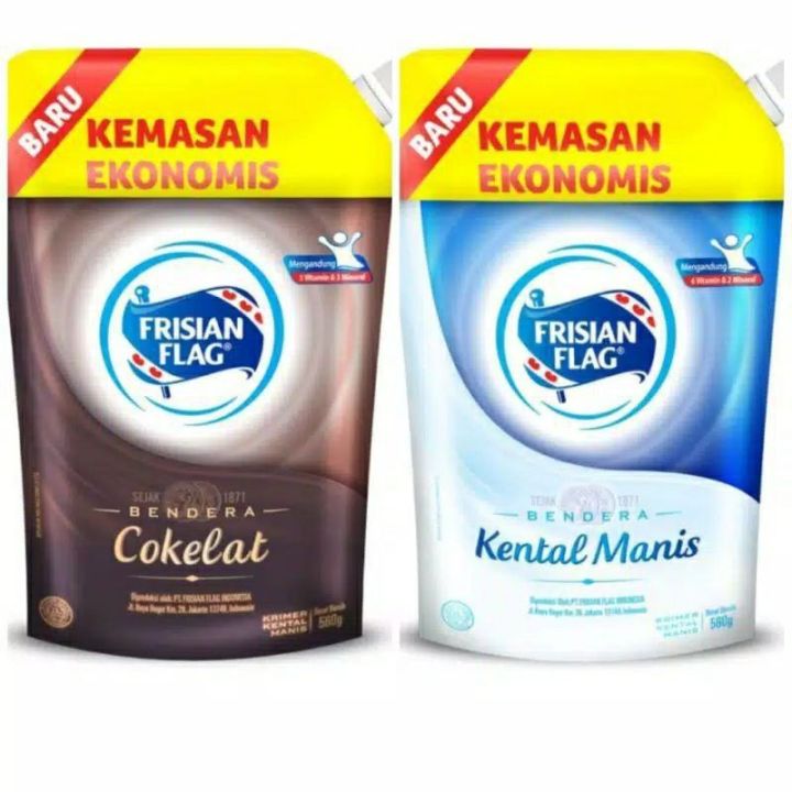 Frisian Flag Susu Kental Manis Pouch 545 gr | Lazada Indonesia