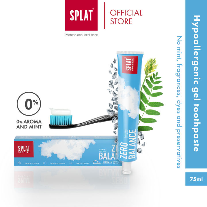 SPLAT Special Series Zero Balance Toothpaste [75ml] EXP April 2025 | Lazada