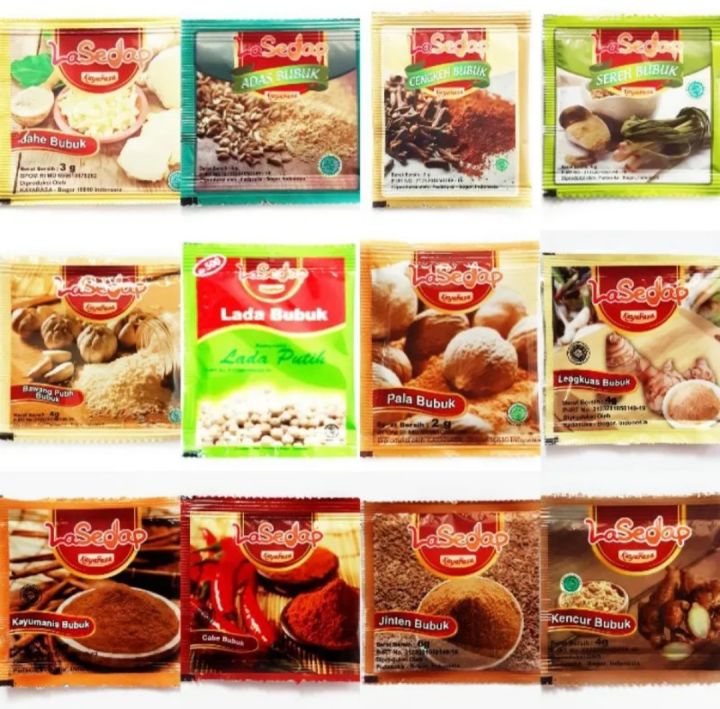 1 Renceng Isi 12 Sachet Aneka Bumbu Rempah Bubuk Instan Khas Nusantara ...