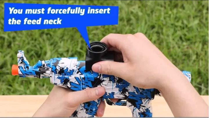 Gel Blaster gun baril toy Automatic Electric Splatter Ball Gun Blaster ...