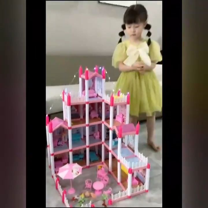 Ang Fantasy Mansion Villa Toy Set Na Gift Box Malaking Prinsesa ...