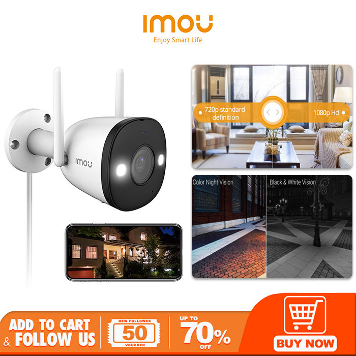 IMOU 1080P Ip67 Waterproof Outdoor CCTV Camera Wireless Audio Recording ...