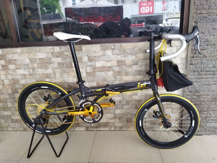 Sepeda lipat IZI Q5 Dropbar balap Rakitan 18 speed Spesial edition ...