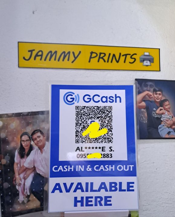 Laminated GCash Signage QR code / Gcash available here | Lazada PH