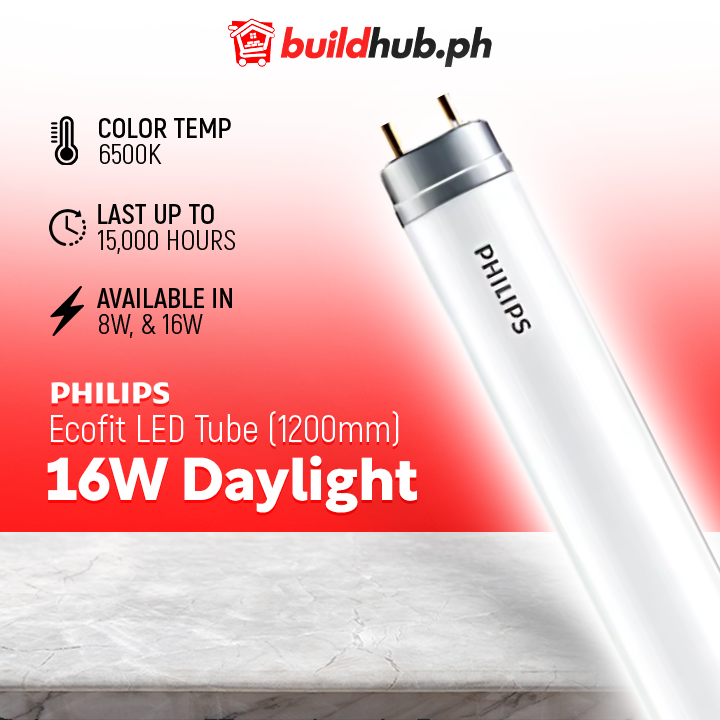 PHILIPS Ecofit LED Tube 8/16 Watts Daylight (T8) | Lazada PH