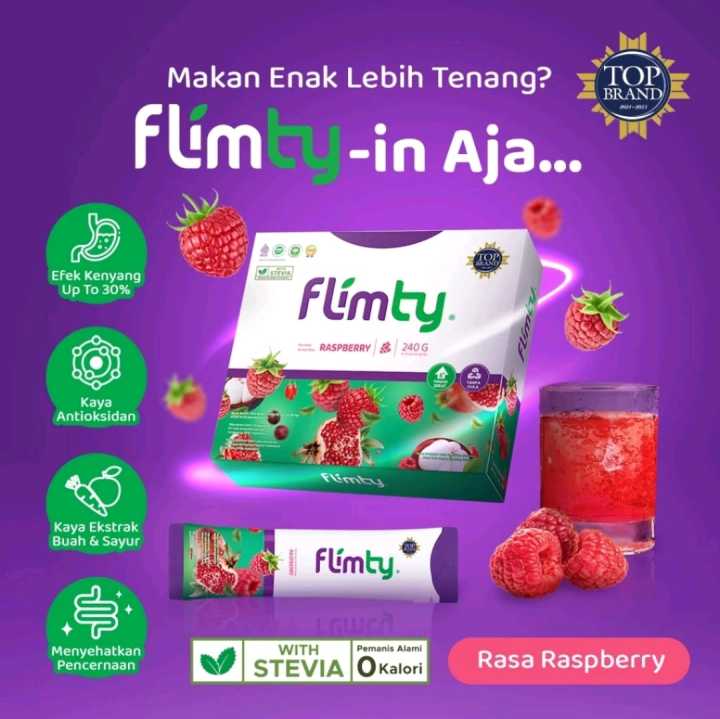 Promo Flimty Fiber BPOM Halal 1 BOX isi 16 Sachet | Flimti Obat ...