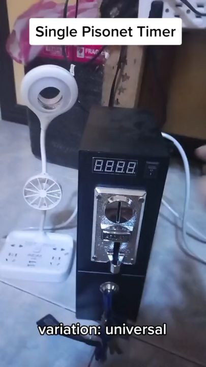 PISONET USE ONLY Single Slot Coin Box Timer Machine Metal body 1-Peso ...
