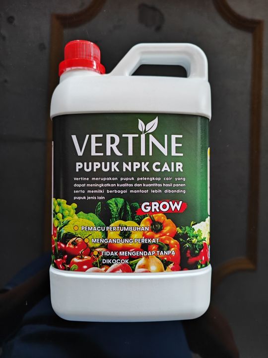 Pupuk npk vertine grow kemasan 2 liter | Lazada Indonesia