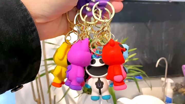 Smiling Critters Game Key Chain Poppy Playtime Pendant Cartoon Ornament ...