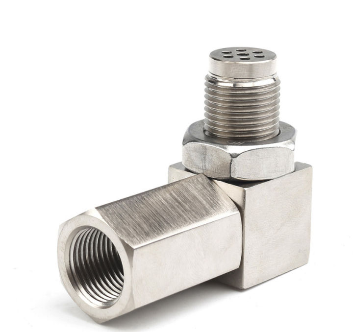 Mini Catalytic Converter 90 Degree CEL Check Engine Light O2 Oxygen ...