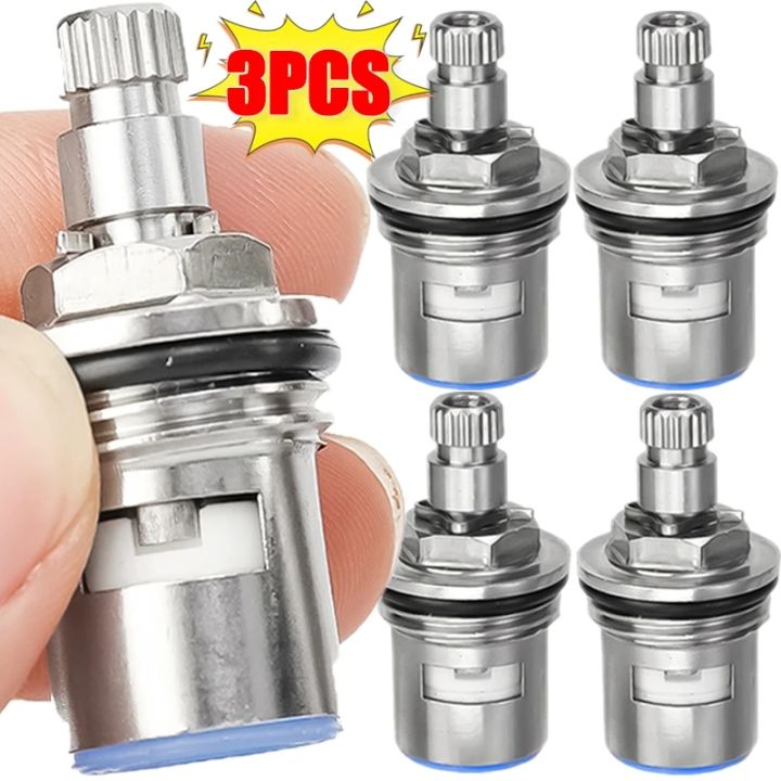 3Pcs Faucet Valve Core Stainless Steel Universal Replacement Tap Inner ...