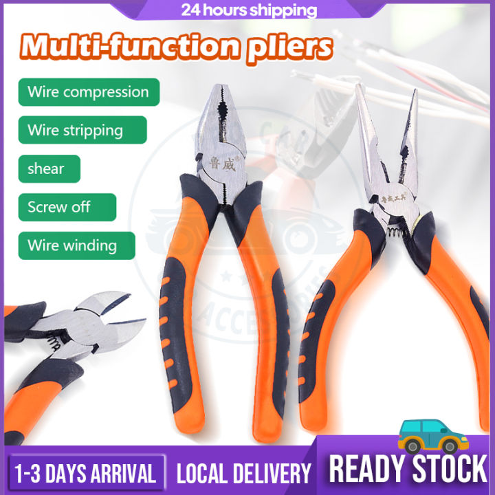 6" Inch Common Combination Plier Long Nose Plier Needle Nose Plier Wire ...