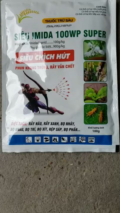 Siêu Chích Hút Imida 100Wp Super Gói 100gr, Thành phần imidacloprid ...