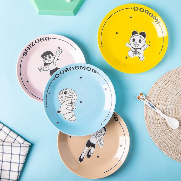 Doraemon Series Ceramic Dinner Plate Snack & Salad Plate | Lazada PH