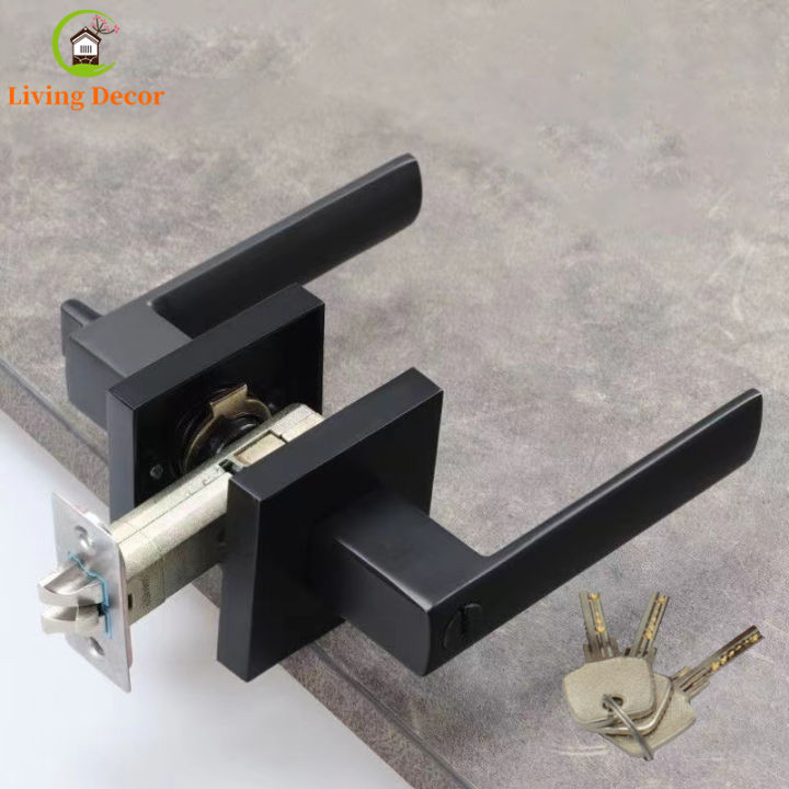 KASIDA door knob main door lock set aluminum alloy door knob lever type ...