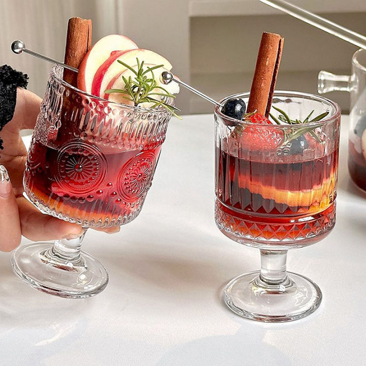 ถ้วย sloki kaca ขนาดเล็กสลักลายนูนสไตล์เกาหลีวินเทจ sloki kaca ทรงสั้น ...