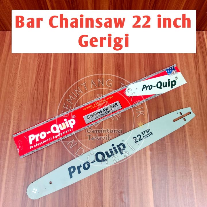 Bar Senso 22 Inch Baja Merk PRO-QUIP ORIGINAL / Bar Chainsaw 22 Inch ...