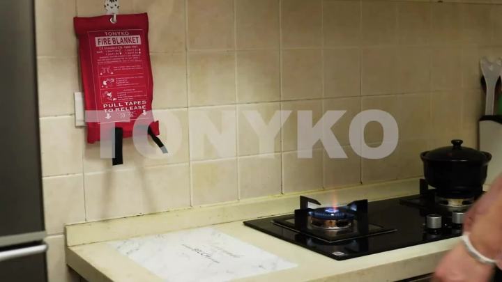 ผ้าห่มกันไฟฉุกเฉิน TONYKO ป้องกันการติดไฟและกันความร้อน ออกแบบมาสำหรับ ...