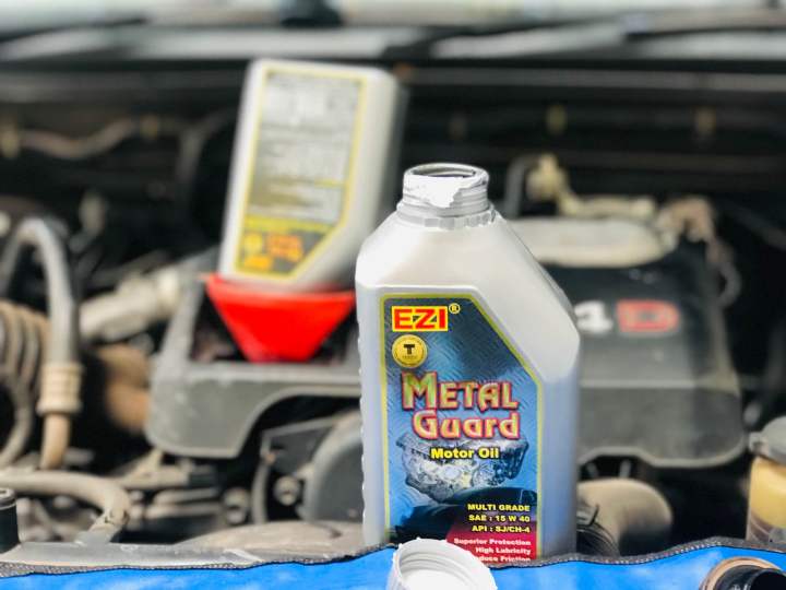 น้ำมันหล่อลื่น กึ่งสังเคราะห์ 15W-40 EZI METAL GUARD ขนาด 1 ลิตร ...