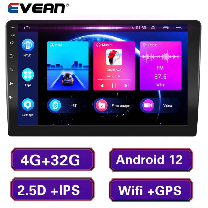[4G+32G IPS Screen ]Android Player 9''/10'' Android 12.0 Double DIN Car ...