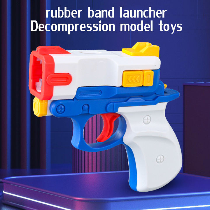 【2024 new model】 Carrot rubber band gun toy repeater gun model mini ...