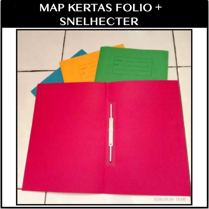 Map Kertas Folio Snell / Map Snelhecter Kertas Isi 10 Lembar ( ECER ...