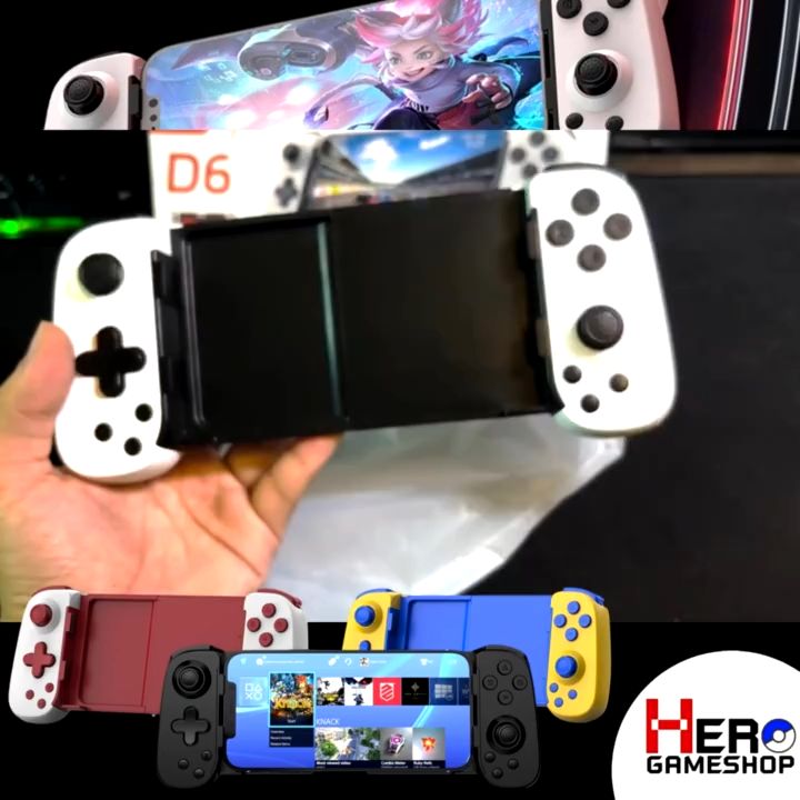 จอย BSP-D6 จอยเกมส์ไร้สายมือถือ บลูทูธ5.0 ต่อได้ทั้ง ANDROID iOS NINTENDO SWITCH PC | Lazada.co.th