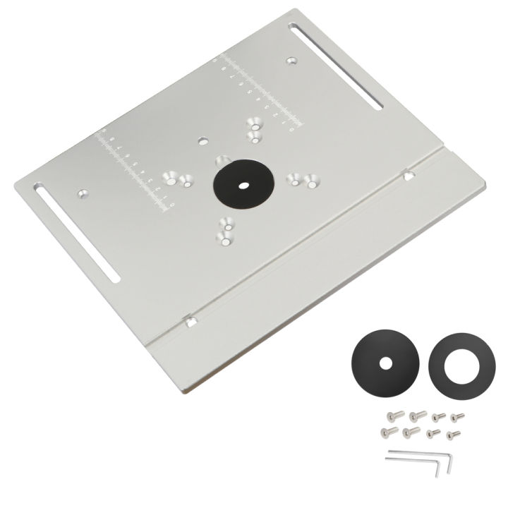 Aluminum Router Table Insert Plate For Woodworking Benches Table Saw ...