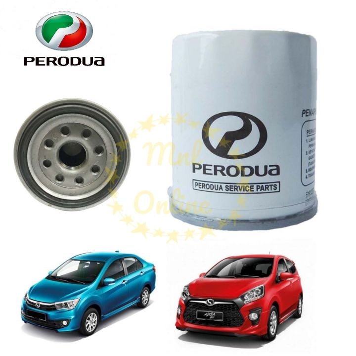 ORIGINAL PERODUA AXIA /BEZZA /ARUZ /MYVI 2018 ABOVE OIL FILTER | Lazada