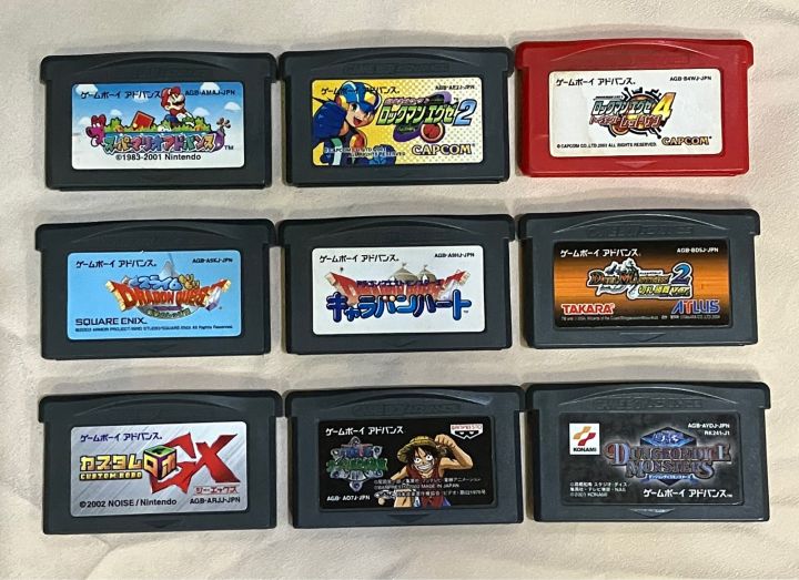 ตลับแท้ [GBA] (Japan) Gameboy Game Boy Advance เกมบอย โซนญี่ปุ่น ...