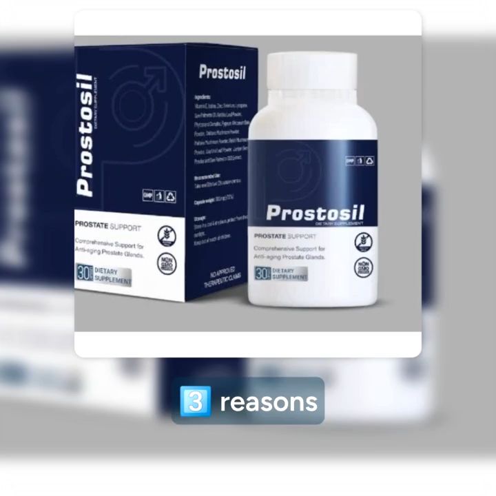 Prostosil Natural Ally in Men's Wellness l Support for Anti-Aging ...