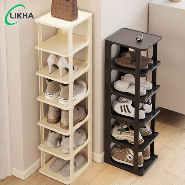 LIKHA Multi-layer shoe rack storage rack is sturdy, space-saving ...