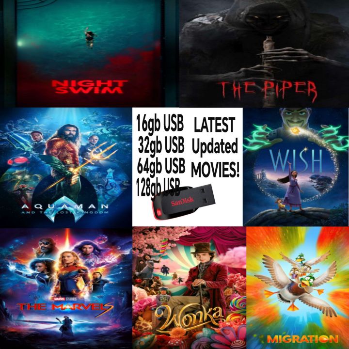🔥Fast Shipping🔥 USB Flashdrive with HD Movies | Lazada PH