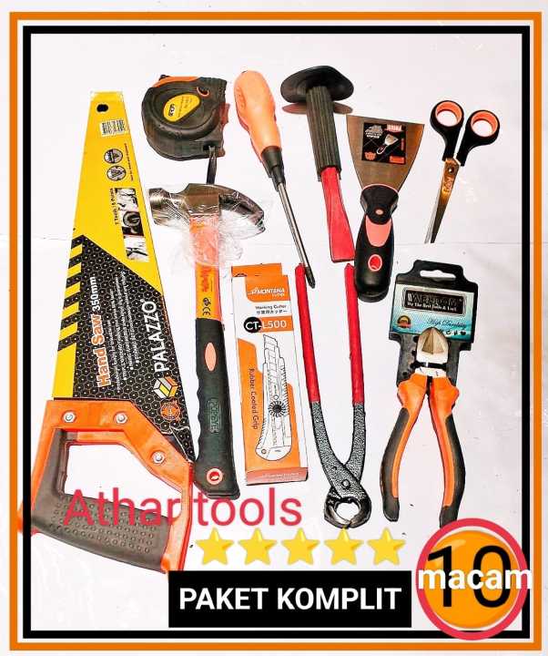 ALAT TUKANG BANGUNAN LENGKAP TERLARIS... | Lazada Indonesia