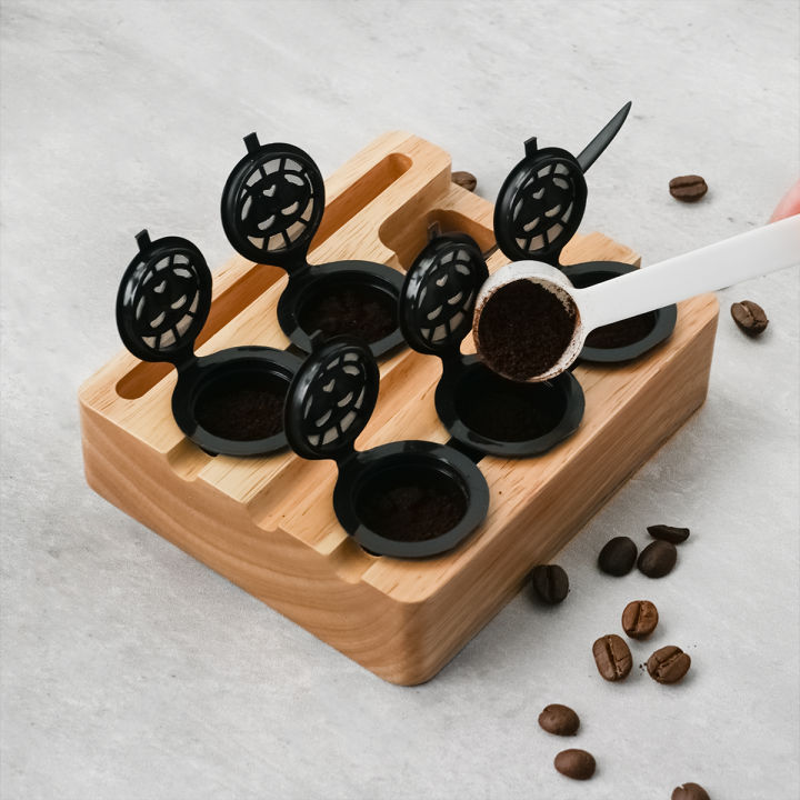 1PCS Coffee Filling Tool 6PCS Reusable Capsules For Nespresso Original ...