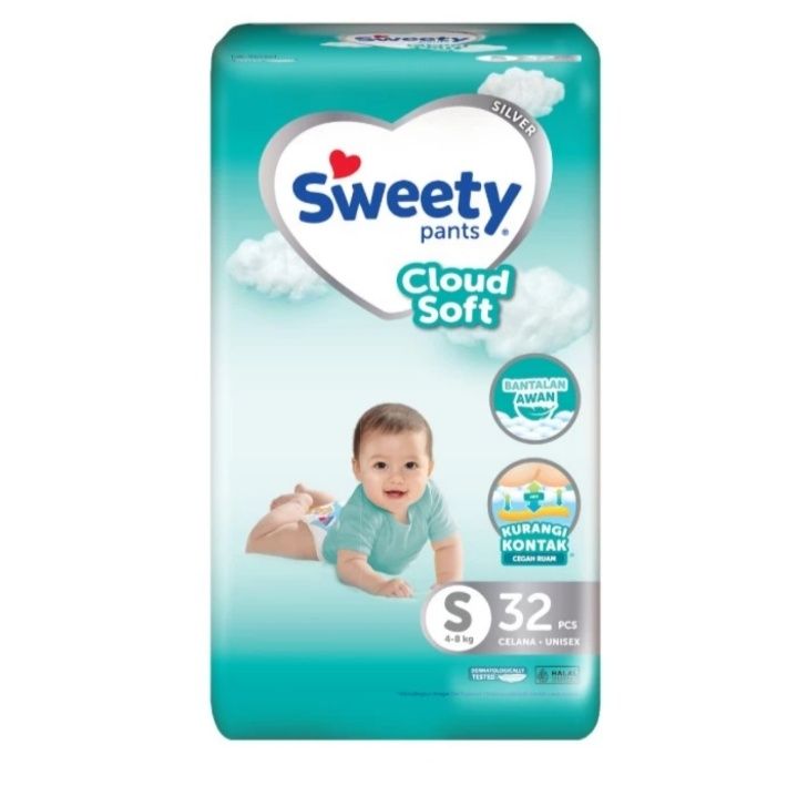 sweety silver pants s32 popok bayi tipe celana sweety cloud soft s 32 ...
