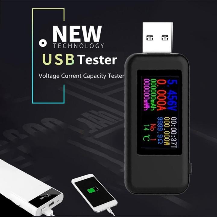 10 in 1 USB Tester DC Digital voltmeter amperimetro เครื่องวัดแรงดัน ...
