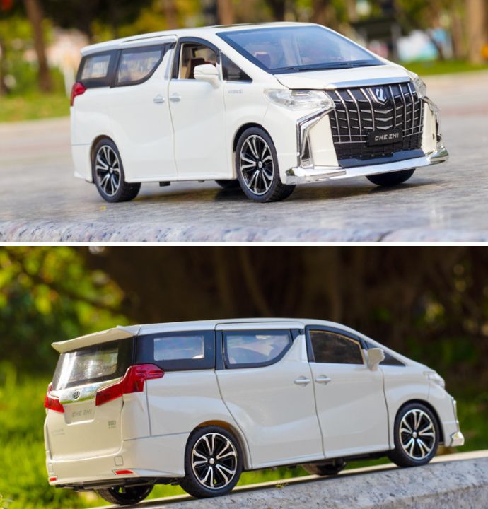 1:32 Toyota Inertial Car Toy Alphard Diecast Model Pull Back MPV Cars ...